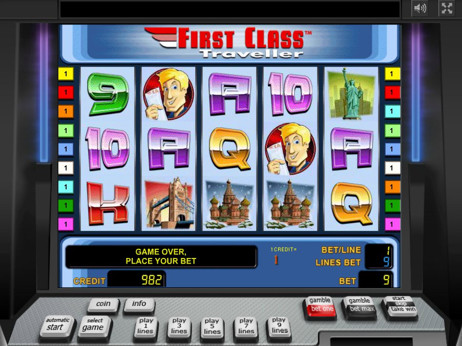 Hrát Automat First Class Traveller Online Zdarma | AUTOMATY-ZDARMA