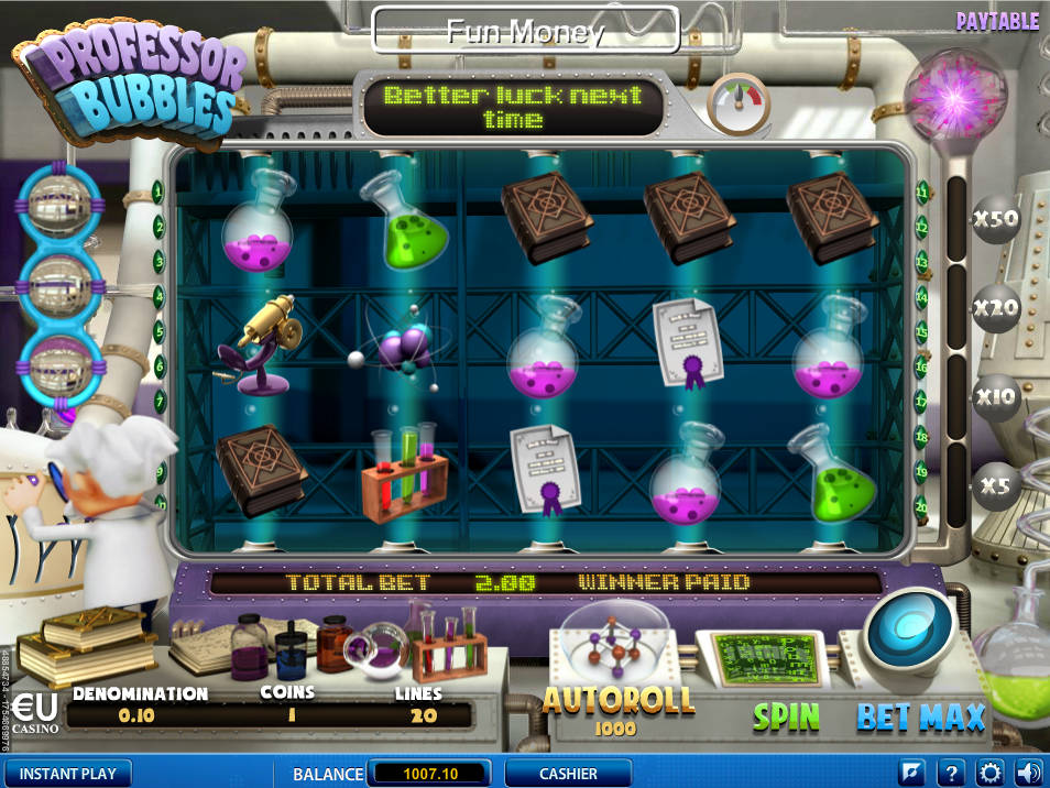 Professor Bubbles - Automaty-zdarma.com