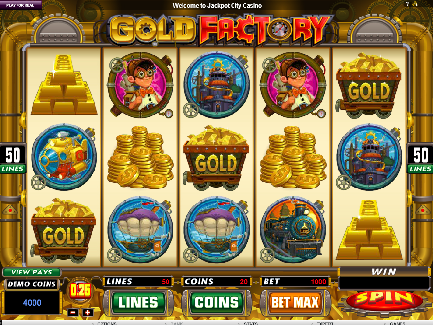 Hrát Automat Gold Factory Zdarma Online | Automaty zdarma
